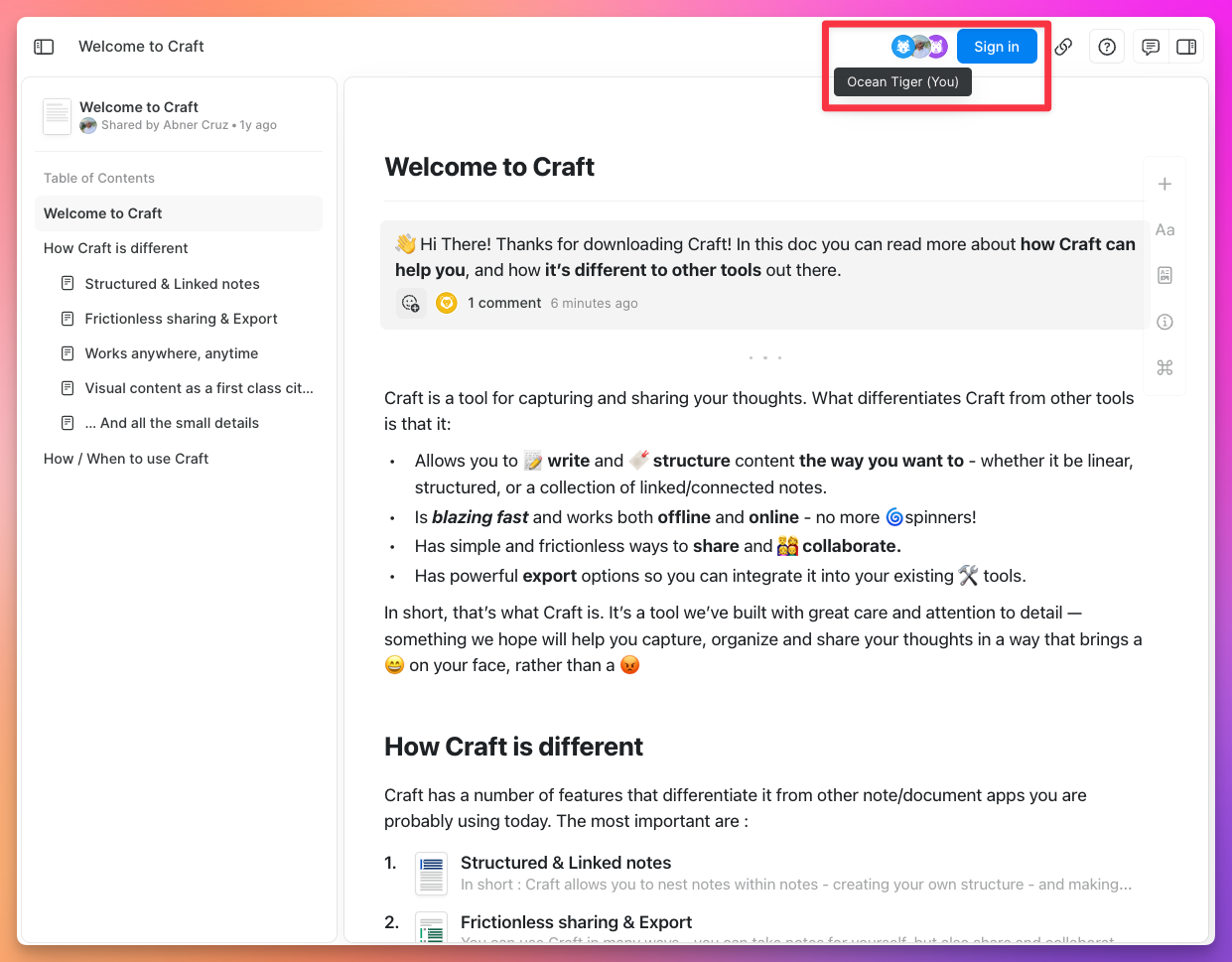 Sharing and Collaborating on Craft Documents – Craft Help Site